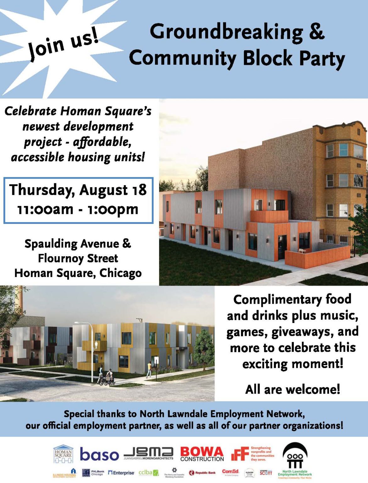 Groundbreaking of New Supportive Housing – Foundation for Homan Square